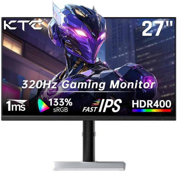 KTC 27” 2K 300Hz WHITE GAMING MONITOR – BLAZINGTECH